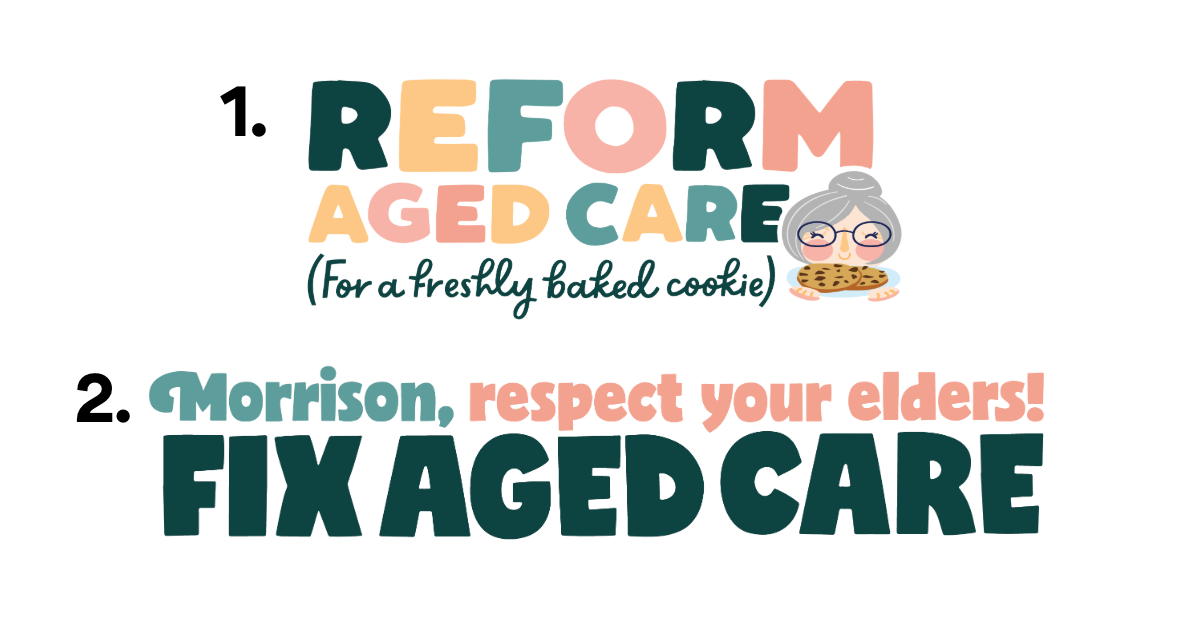 GetUp! - Free Aged Care Stickers