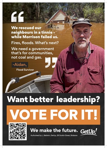GetUp! - Poster and flyer for climate justice!