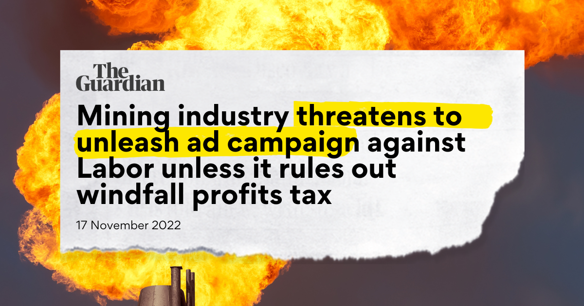 GetUp! - Counter the fossil fuel lobby's attack campaign