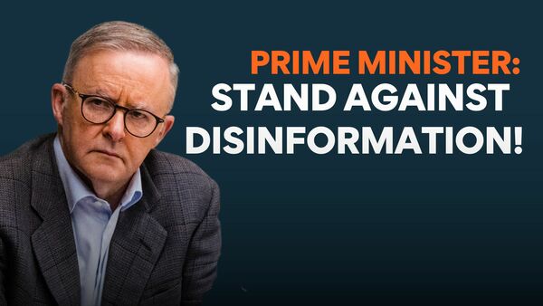 GetUp! - ️ SIGN: Stand against disinformation!