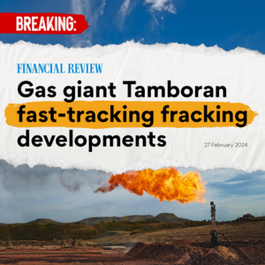 GetUp! - Stop Tamboran fracking: protect water now!