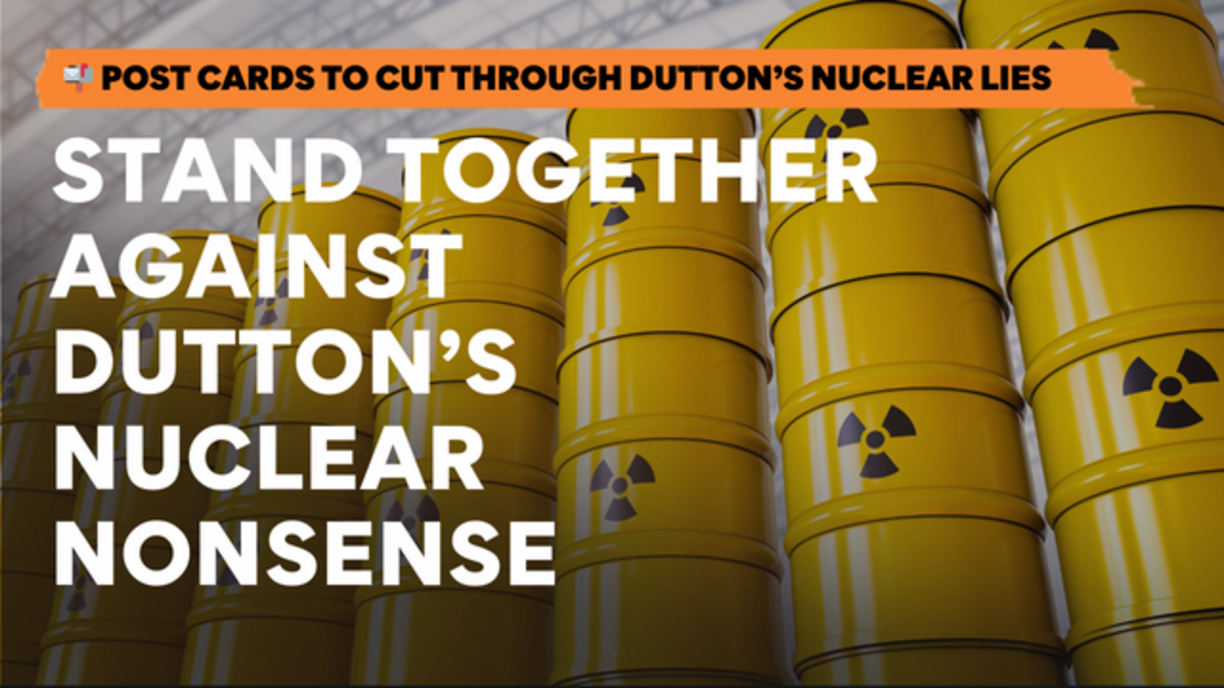 GetUp! - 📬 Mail our message against nuclear